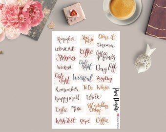 Journal stickers | Etsy