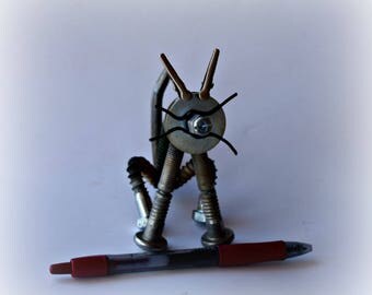 Metal cat sculpture | Etsy