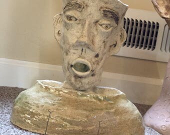 Clay bust | Etsy