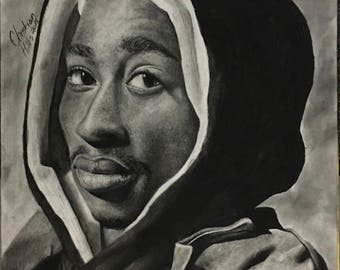 Tupac portrait | Etsy