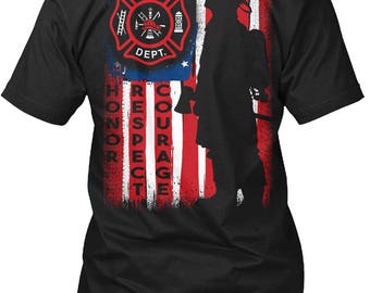 Firefighter t shirt | Etsy