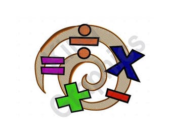 Math embroidery | Etsy