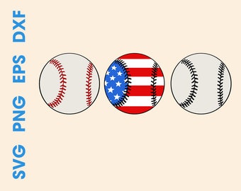 Baseball flag svg | Etsy