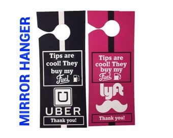 Uber tip sign | Etsy