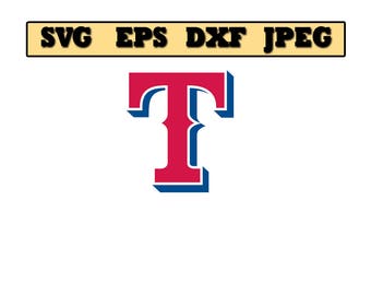 Texas rangers svg | Etsy