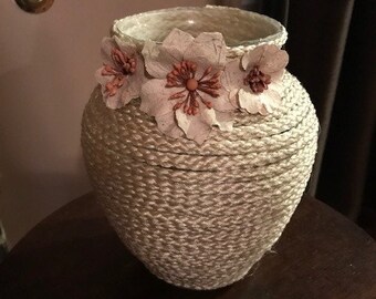 Rope vase | Etsy