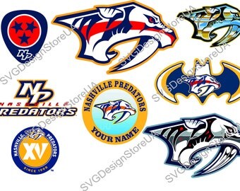 Nashville predators svg | Etsy