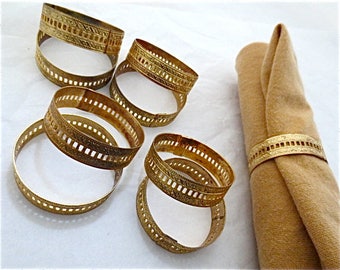 Vintage napkin rings | Etsy