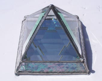 Glass pyramid | Etsy