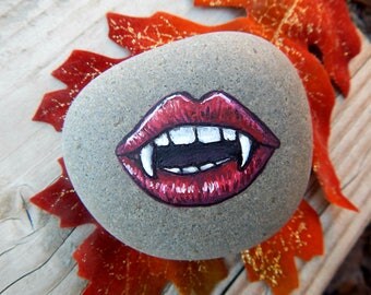 Painted stone | Etsy