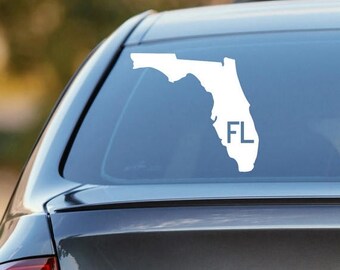 Florida state decal | Etsy