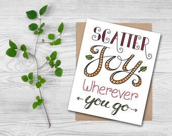 Scatter joy | Etsy