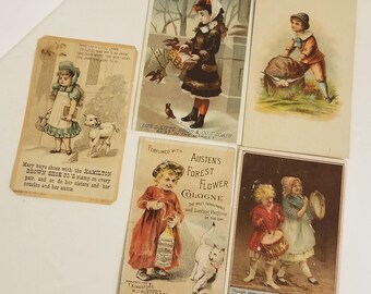 Victorian cards | Etsy