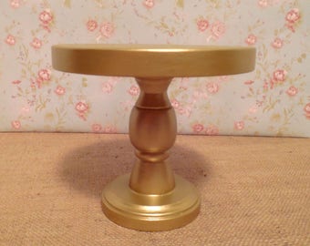 Gold cake stand | Etsy