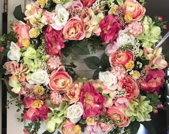 Spring door wreaths | Etsy