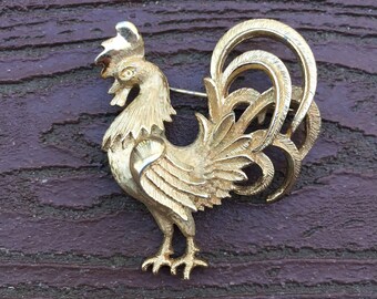 Chicken brooch | Etsy