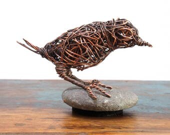 Set of 3 Sea Shell Wire Sculptures by Elizabeth Berrien