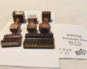 Vintage rubber stamp | Etsy