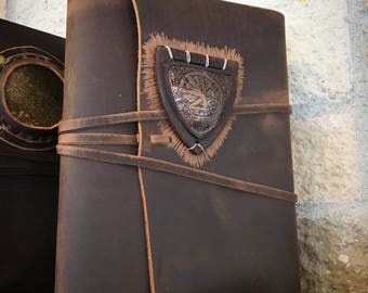 Leather sketchbook | Etsy