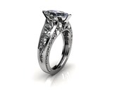 Ayala Jewelry Unique Engagement Ring Rose Gold by AyalaDiamonds