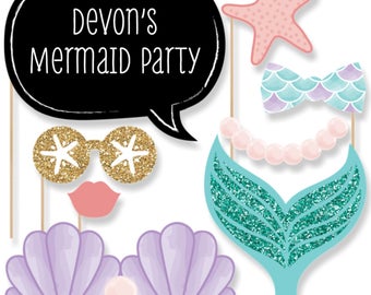 Mermaid photo booth | Etsy