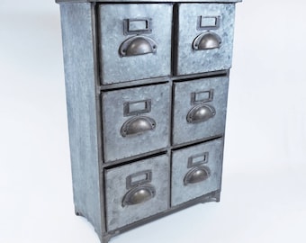 Galvanized cabinet | Etsy