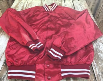 Vintage satin jacket | Etsy