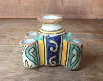 Pottery inkwell | Etsy