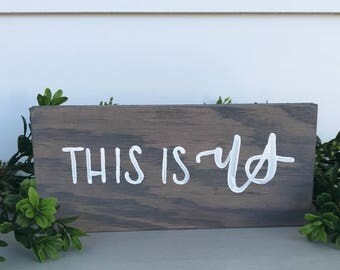 This is us wood sign | Etsy