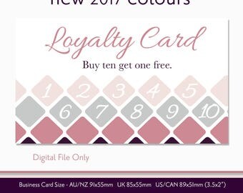 Frequent buyer card | Etsy