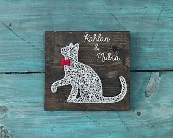 Cat string art | Etsy