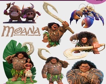 Moana clipart | Etsy