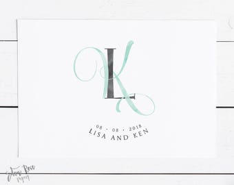 Wedding monogram | Etsy