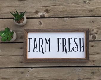 Farm fresh sign | Etsy