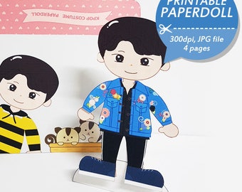 Stacy and Stella printable paper dolls