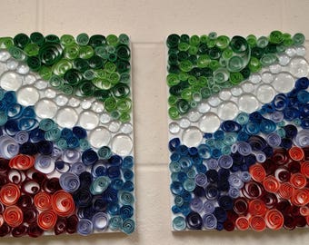 Quilling wall art | Etsy
