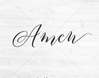 Amen svg | Etsy