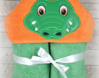 Alligator towel | Etsy