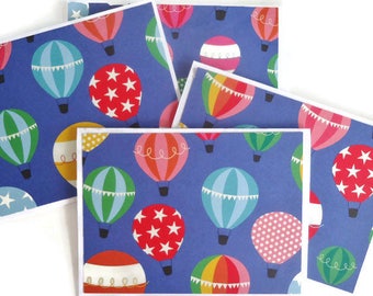 Hot air balloon card | Etsy