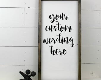 Custom sign | Etsy
