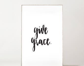Give grace | Etsy