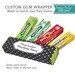 Custom Gum Wrapper Party Printable Label Gum Wrappers