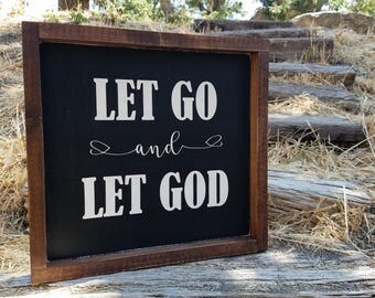 Let go and let god | Etsy