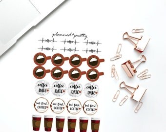 Coffee stickers | Etsy