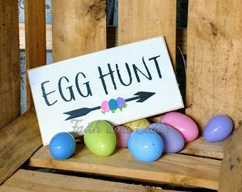 Easter egg hunt sign | Etsy