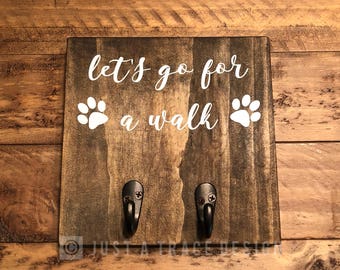 Wood dog sign | Etsy