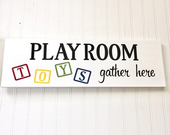 Playroom sign | Etsy