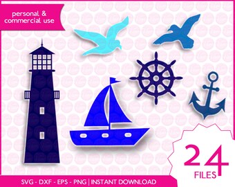 Lighthouse svg | Etsy