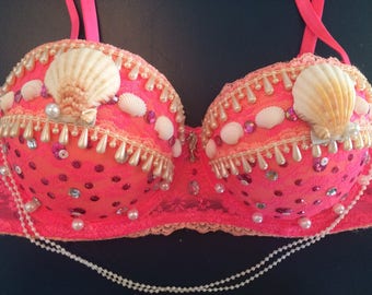 Mermaid bra | Etsy