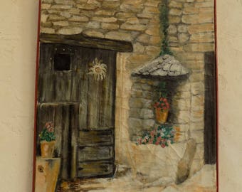 Rustic painting | Etsy